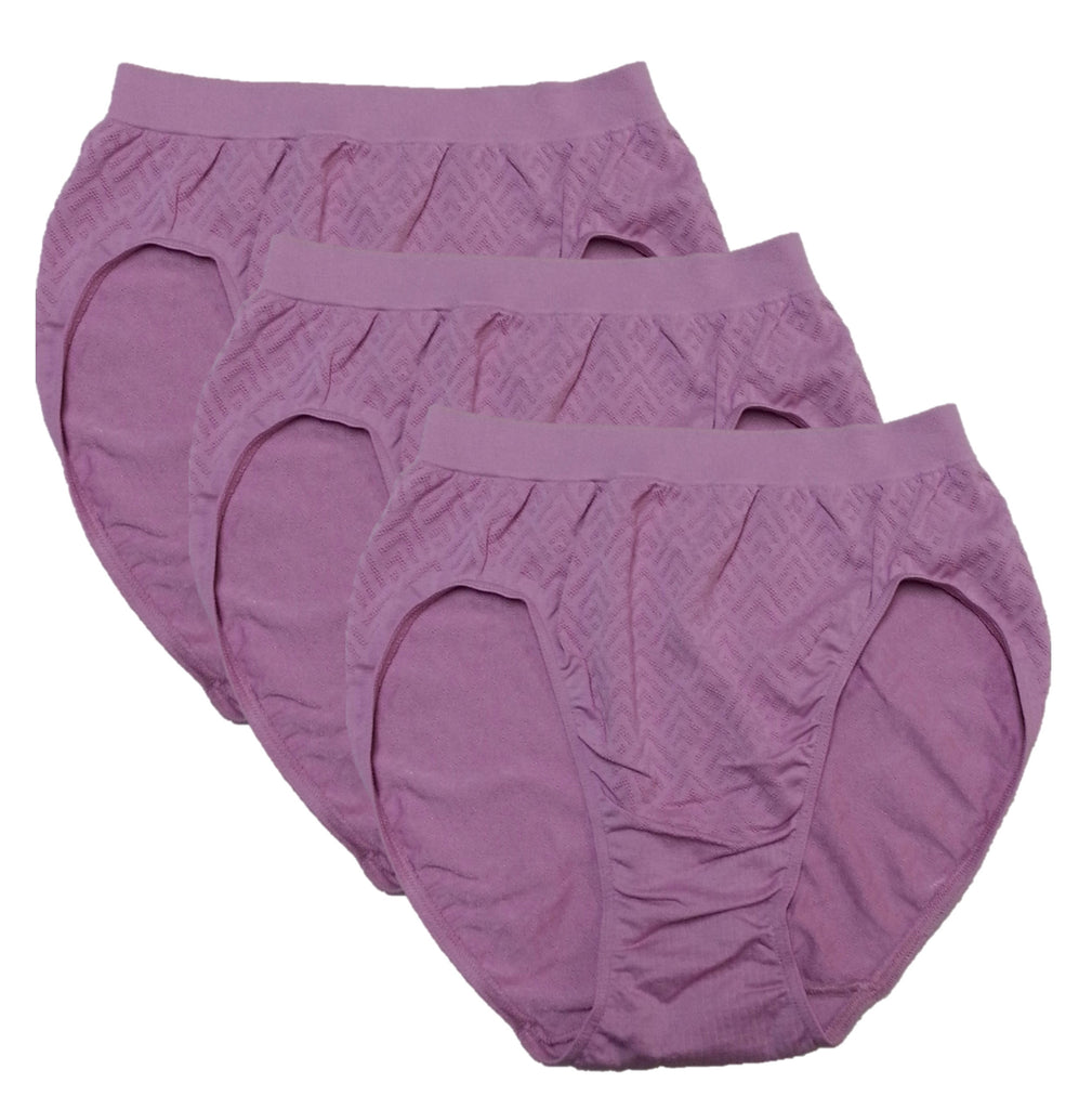 Bali Women's Comfort Revolution Seamless High-Cut Brief Panty (3 Pack ...
