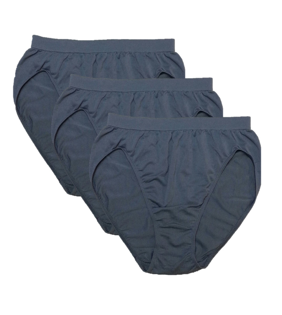 Bali Women's Comfort Revolution Seamless High-Cut Brief Panty (3 Pack ...