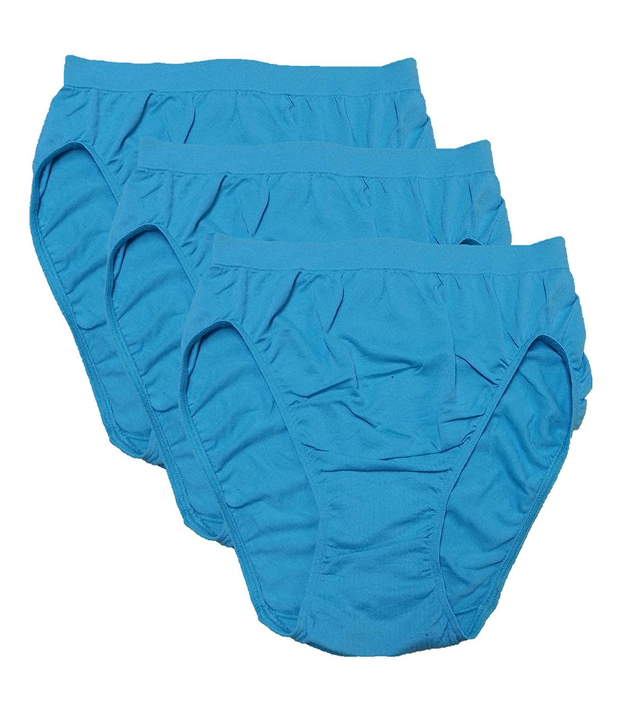 Bali Women's Comfort Revolution Seamless High-Cut Brief Panty (3 Pack ...